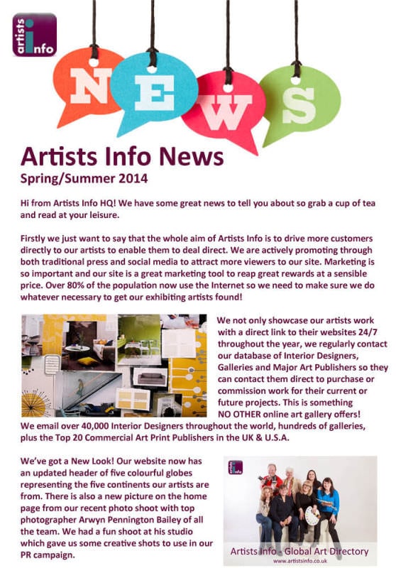 Artists Info Latest News - Artists Info - Global Artist Guide
