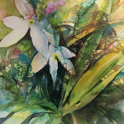 Contemporary Watercolour Paintings Sensitive and Colourful